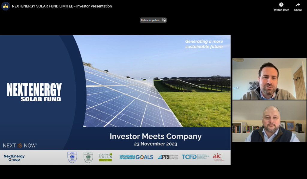 Webinar & Presentation Videos - NextEnergy Solar Fund